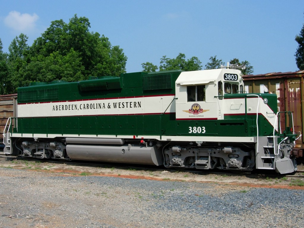 Newly repainted ACWR 3803